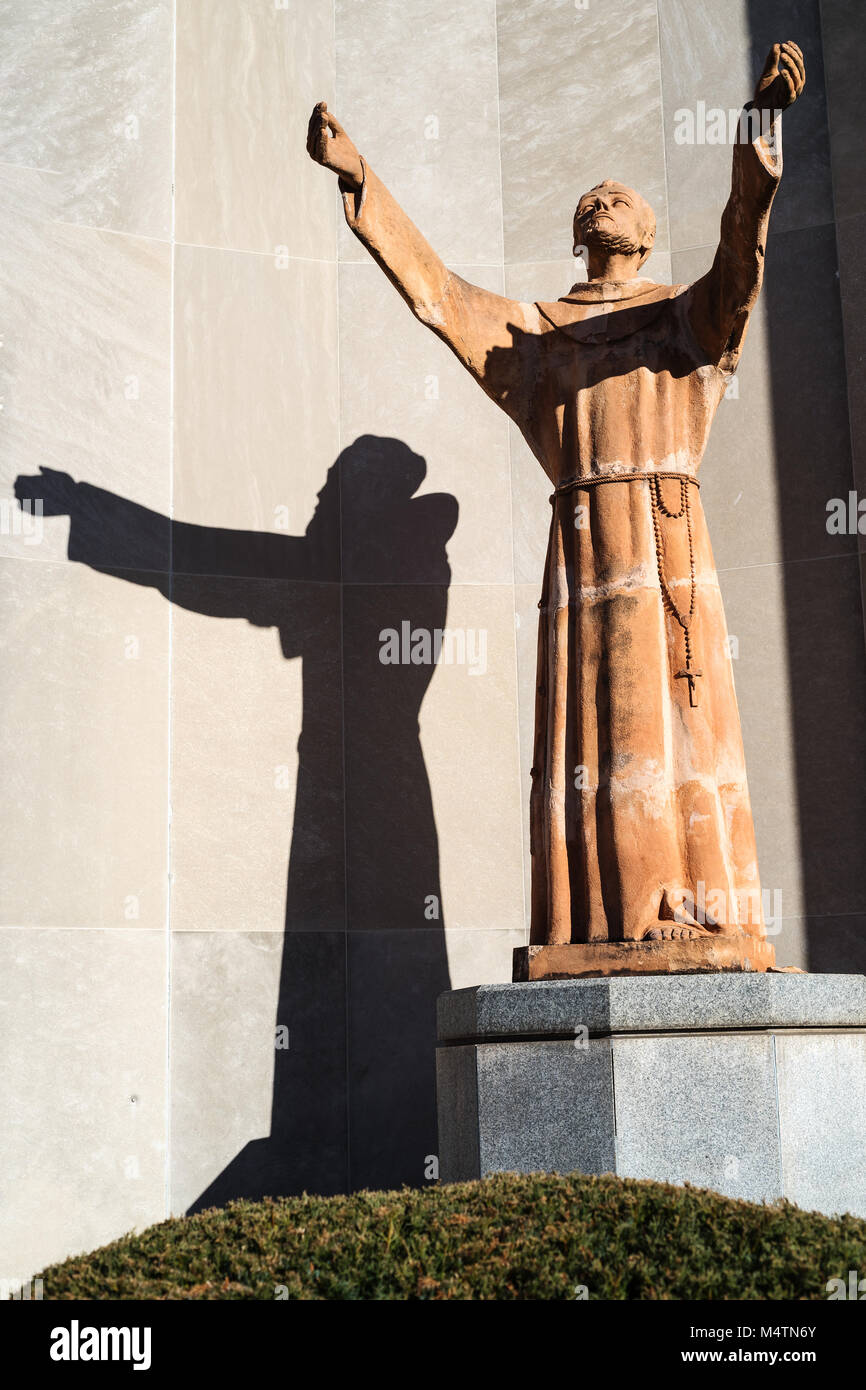 Statue, Archbishop Ryan High School, Northeast Philadelphia, USA Stock ...