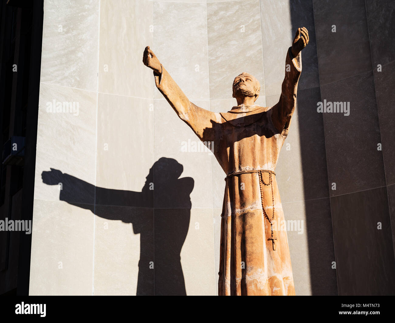 Statue, Archbishop Ryan High School, Northeast Philadelphia, USA Stock ...
