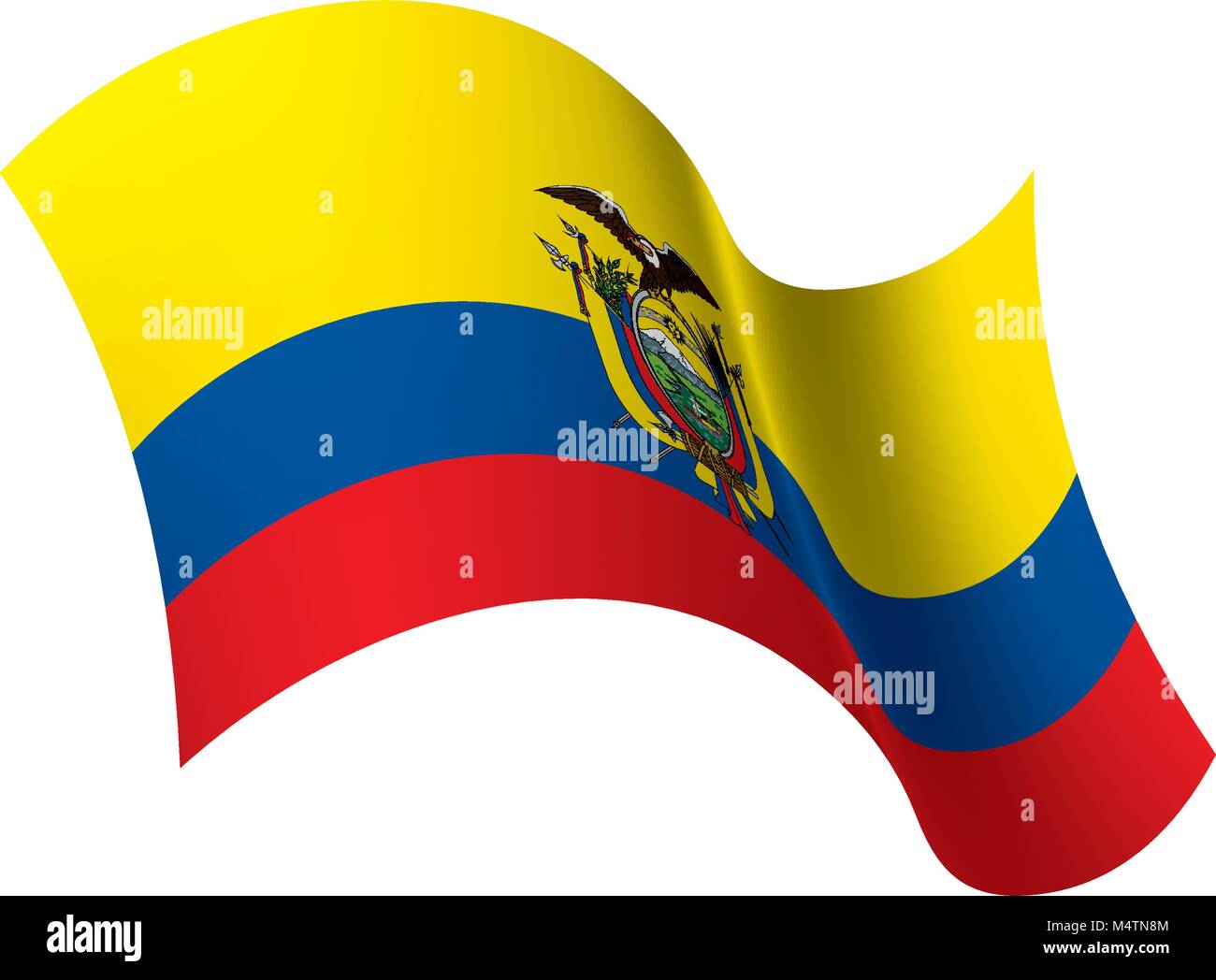 Ecuador flag, vector illustration Stock Vector Image & Art - Alamy
