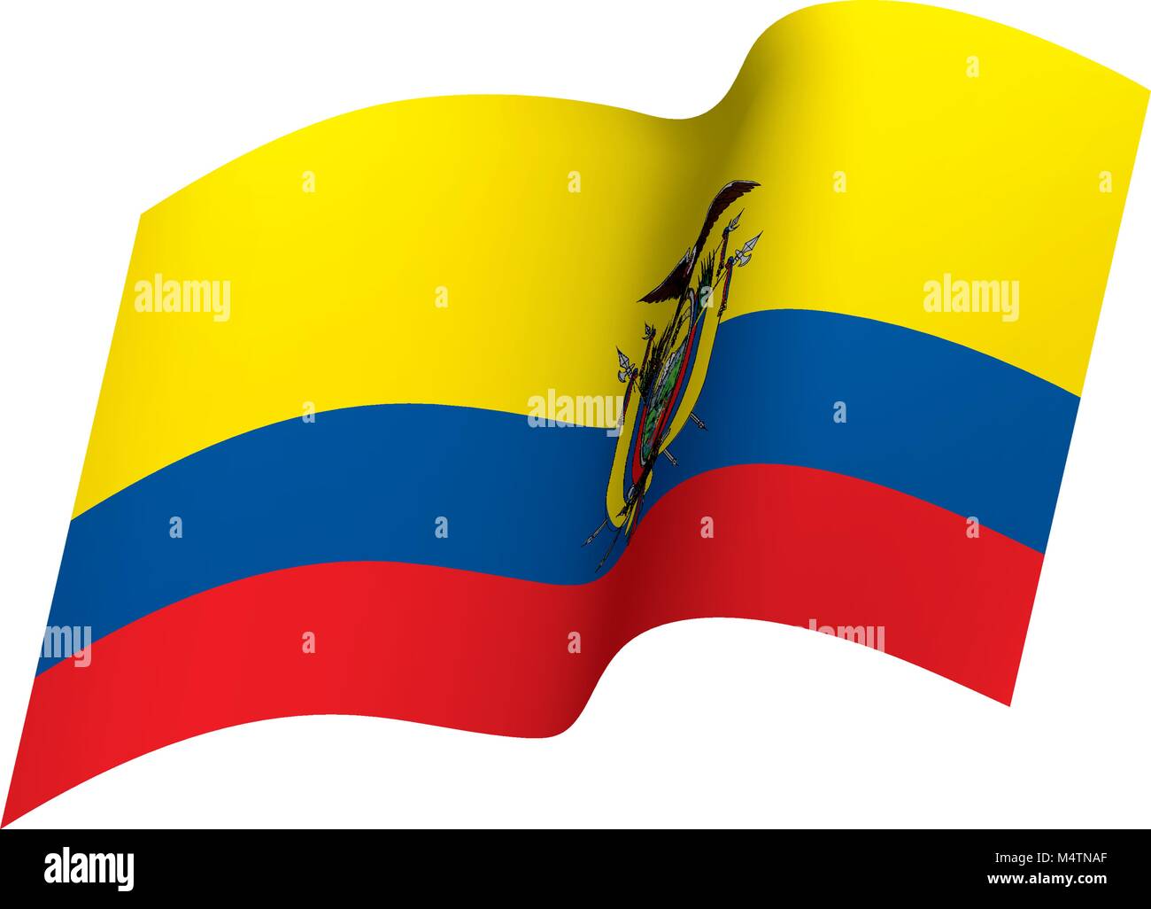 Ecuador flag, vector illustration Stock Vector Image & Art - Alamy