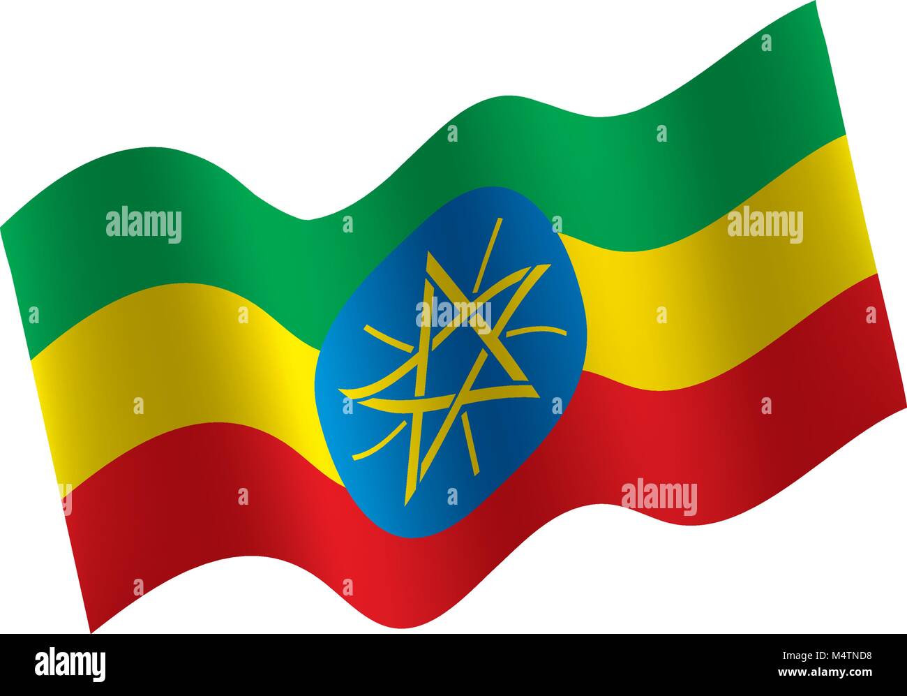 Ethiopia flag, vector illustration Stock Vector Image & Art - Alamy