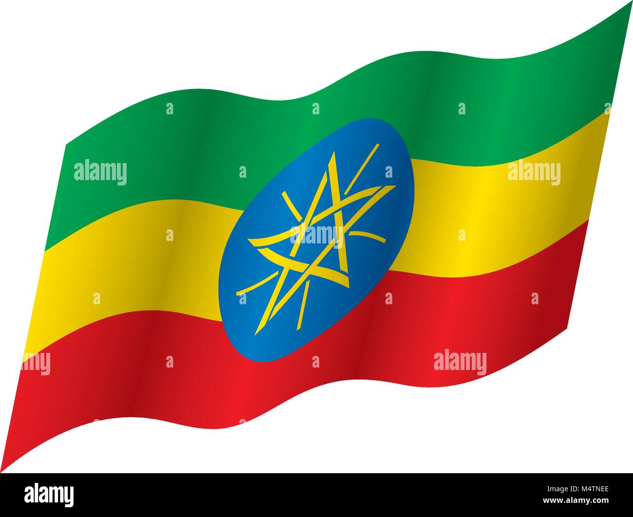 Ethiopia flag, vector illustration Stock Vector Image & Art - Alamy
