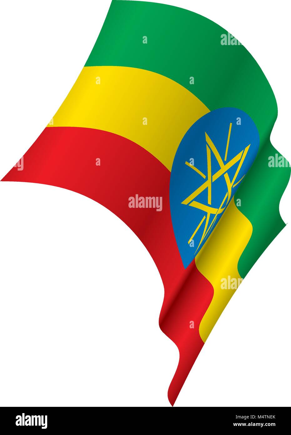 Ethiopia flag, vector illustration Stock Vector Image & Art - Alamy