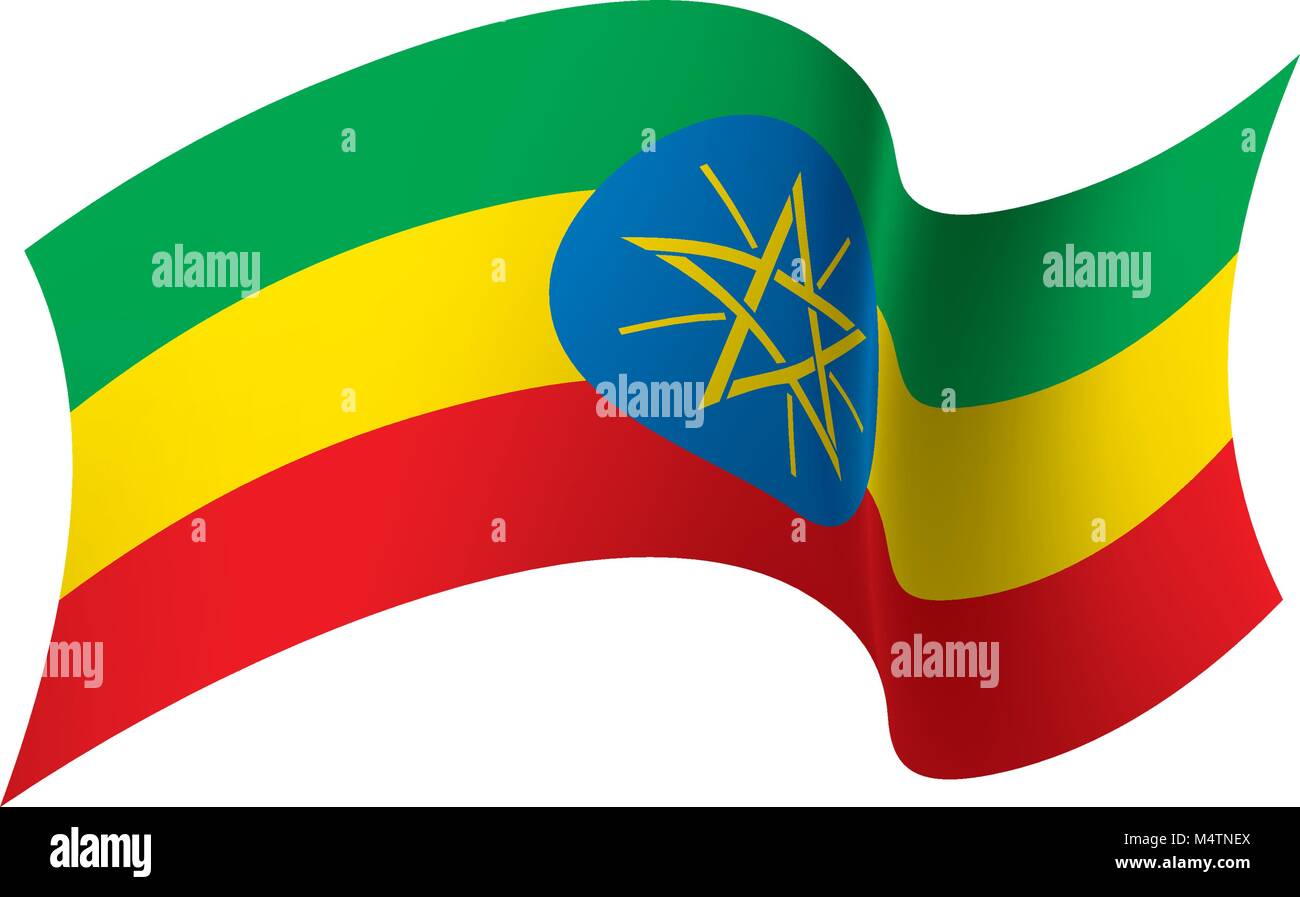 Ethiopia flag, vector illustration Stock Vector Image & Art - Alamy