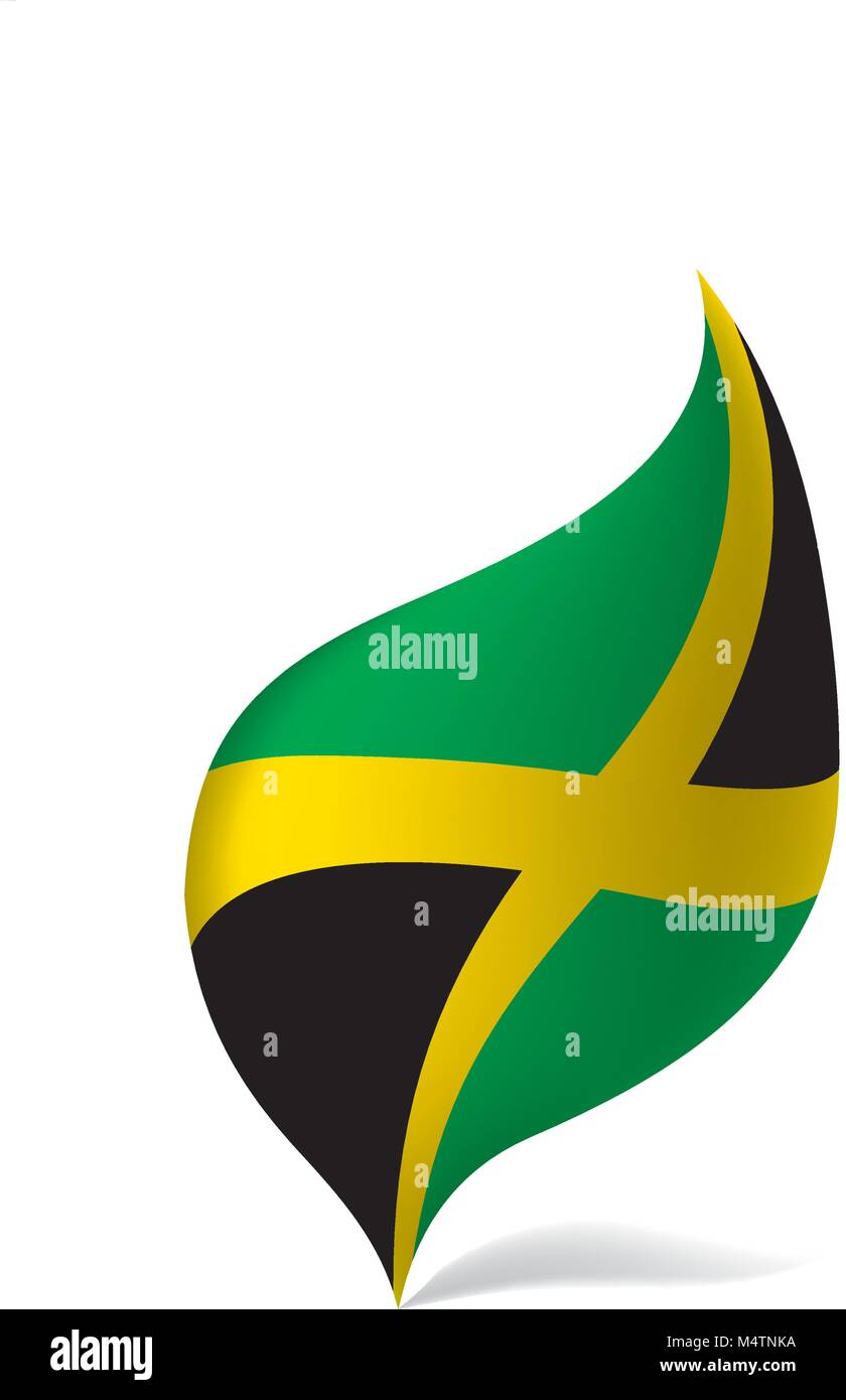 Jamaica flag, vector illustration Stock Vector Image & Art - Alamy