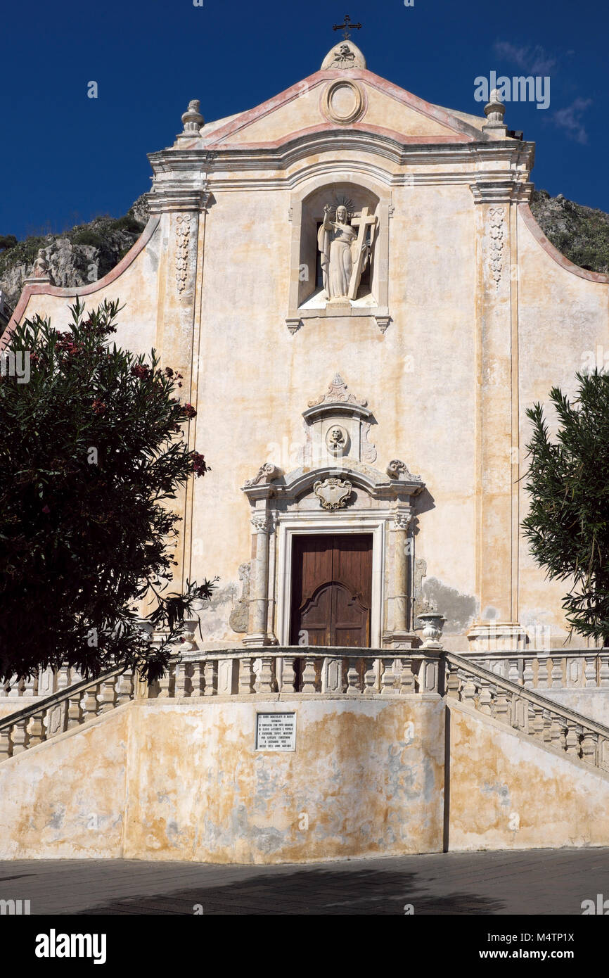San Guiseppe Church, Taormina, Sicily Stock Photo - Alamy