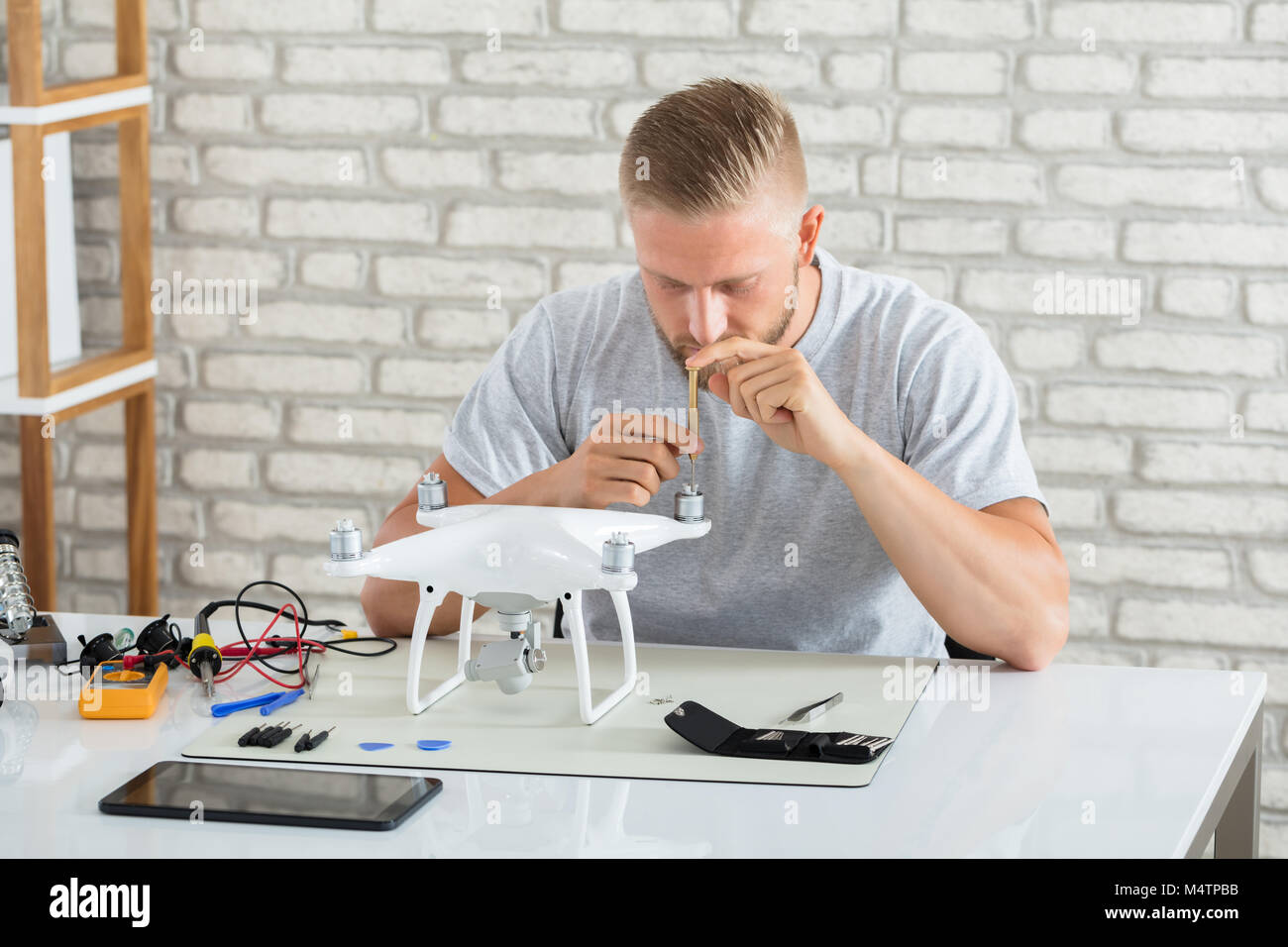 Drone indoors hi-res stock photography and images - Alamy