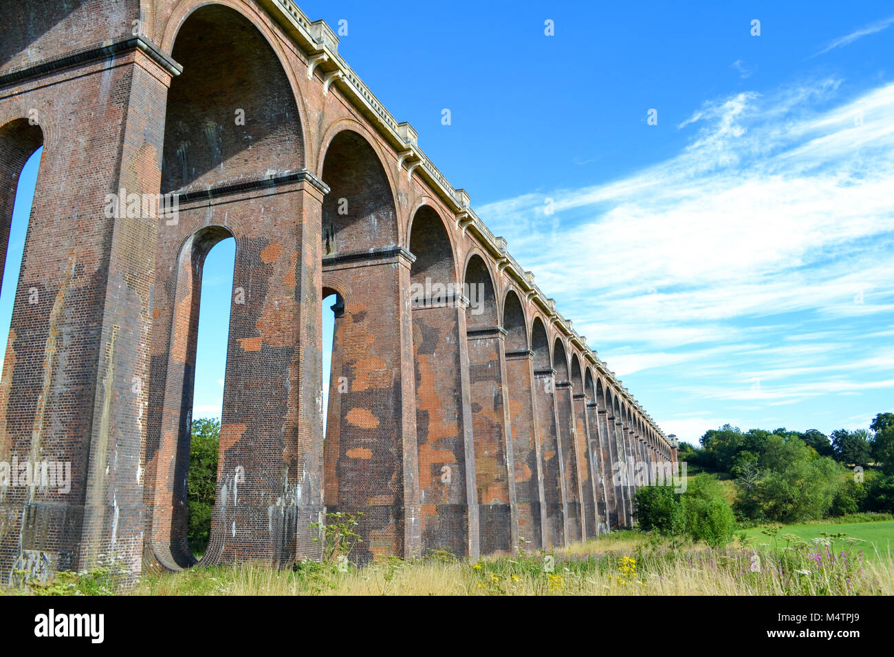 Railway bridge, Sussex, UK Stock Photo - Alamy