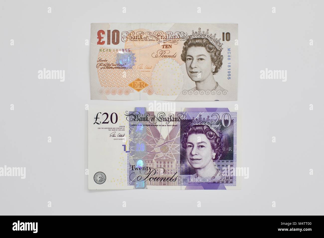 Old twenty pound note british hi-res stock photography and images - Alamy