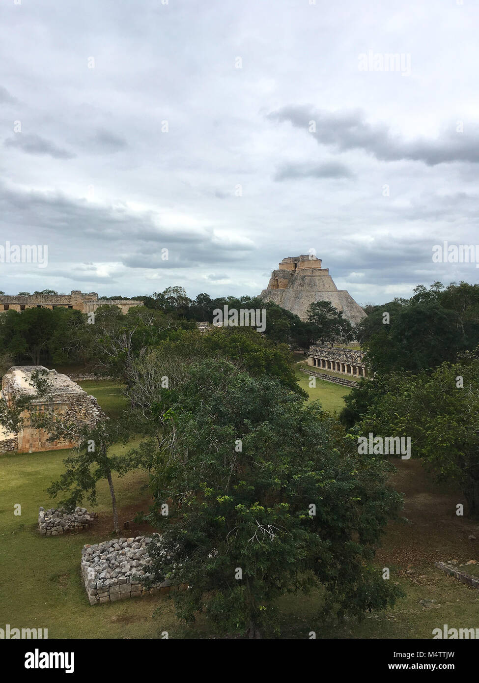 Uxmal, Mexico - January 30, 2018: Majestic ruins in Uxmal,Mexico. Uxmal ...
