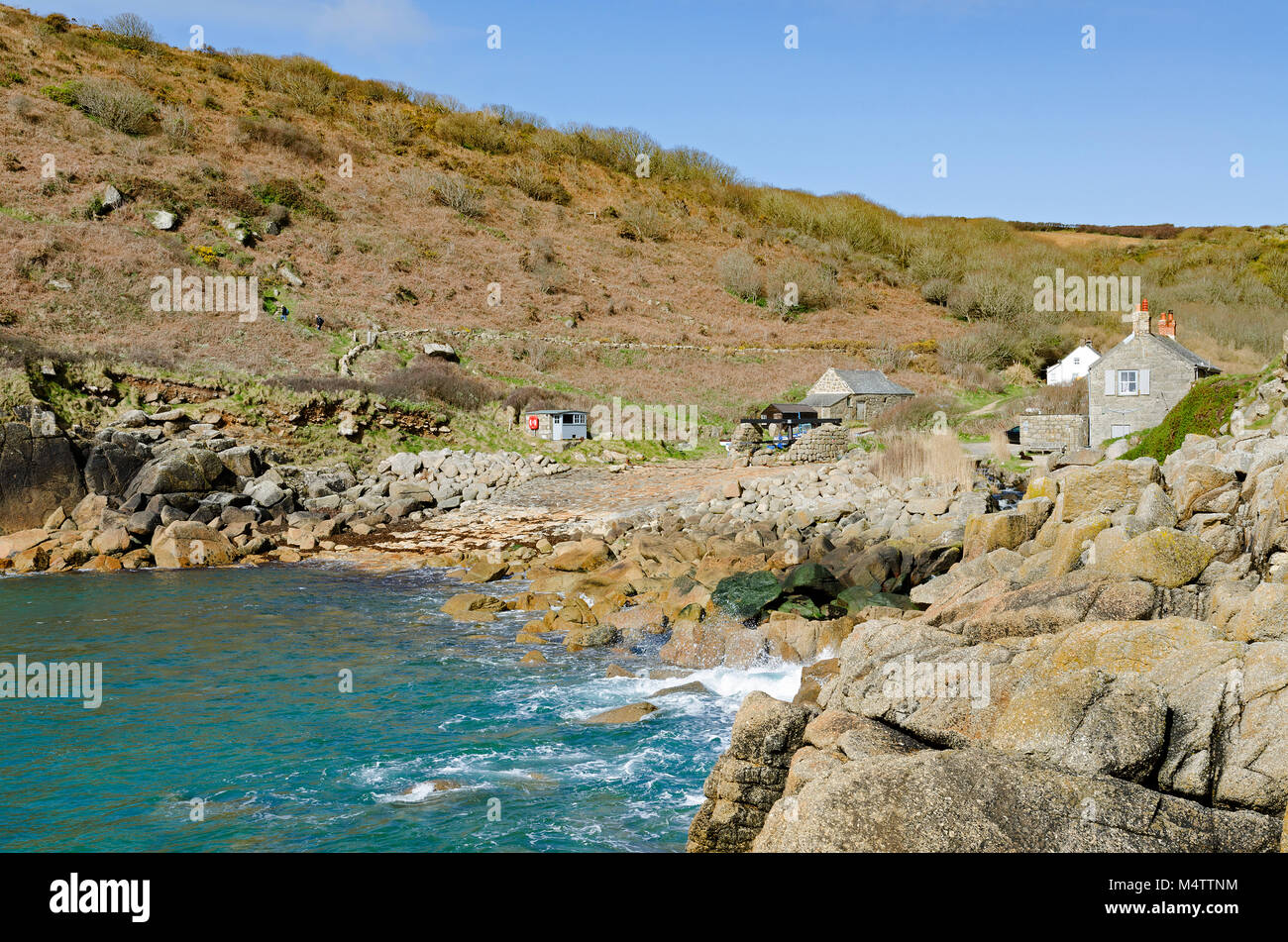 penberth cove in penwith, cornwall, england, britain, uk Stock Photo ...