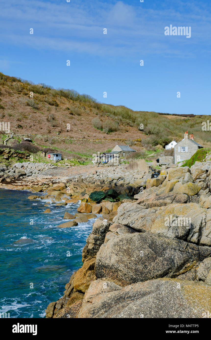 penberth cove in penwith, cornwall, england, britain, uk Stock Photo ...
