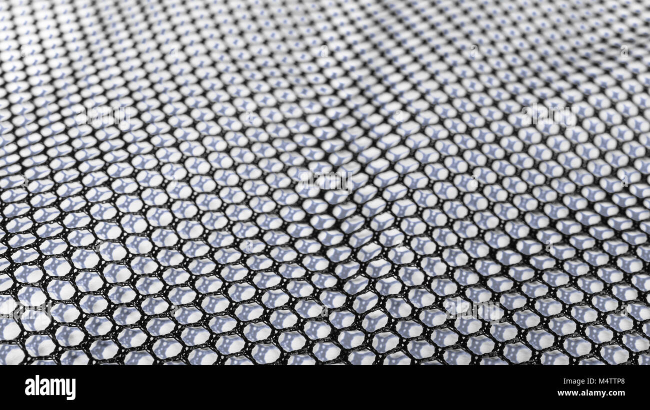 Artistic black and white texture from wavy net. Abstract detail of ...