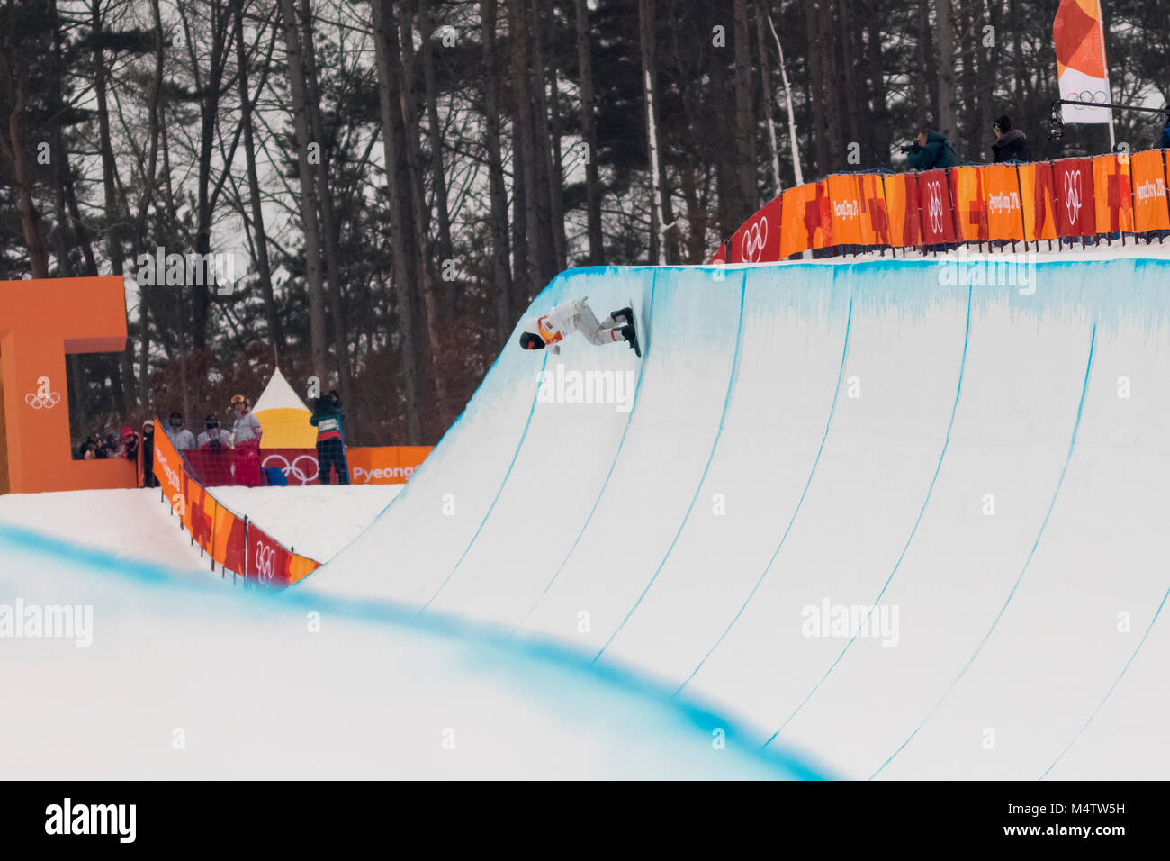 Shaun White (USA) wins the gold medal in the Men's Snowboarding Half ...