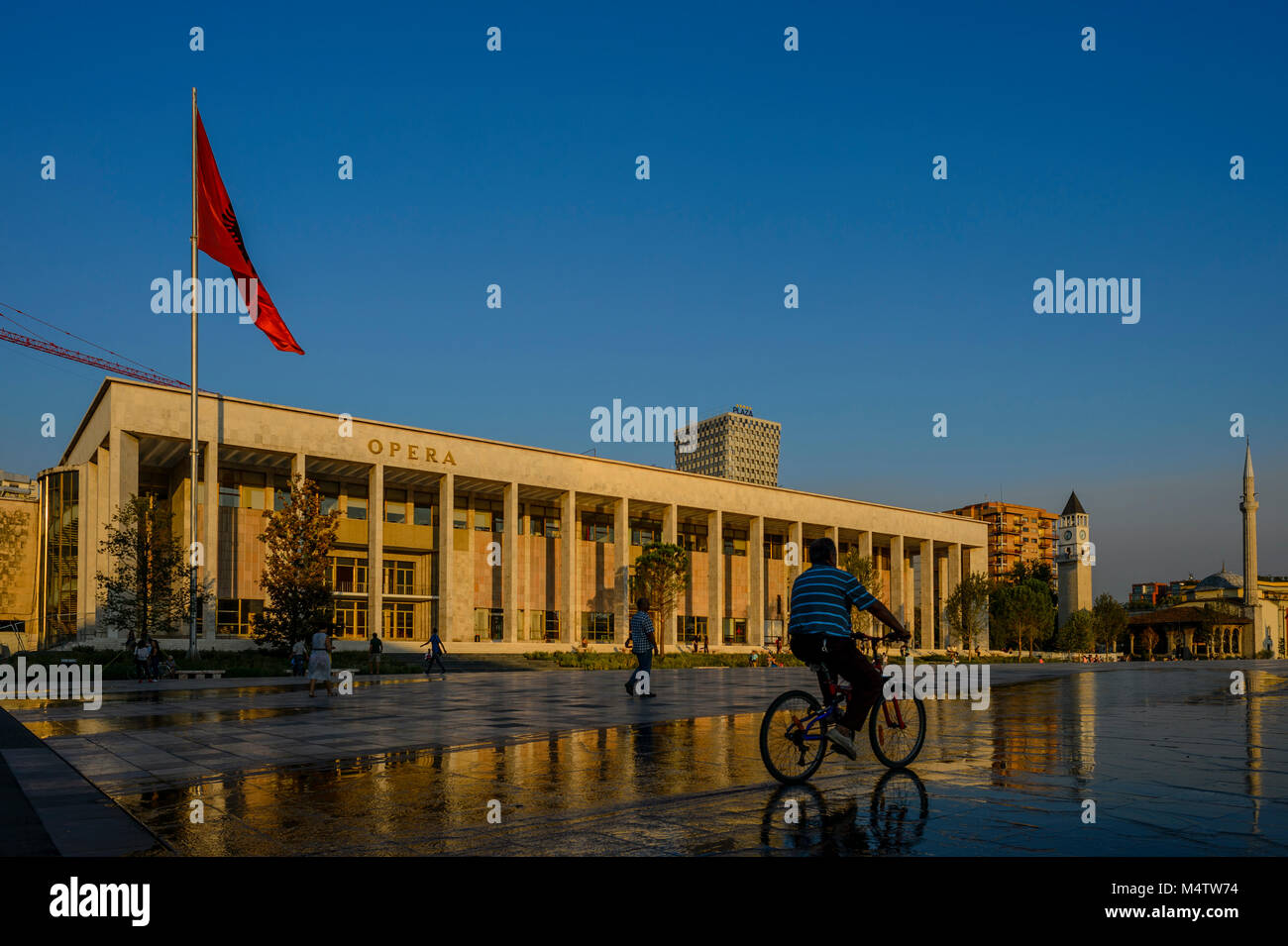 Skanderberg square in Tirana, Albania Stock Photo - Alamy
