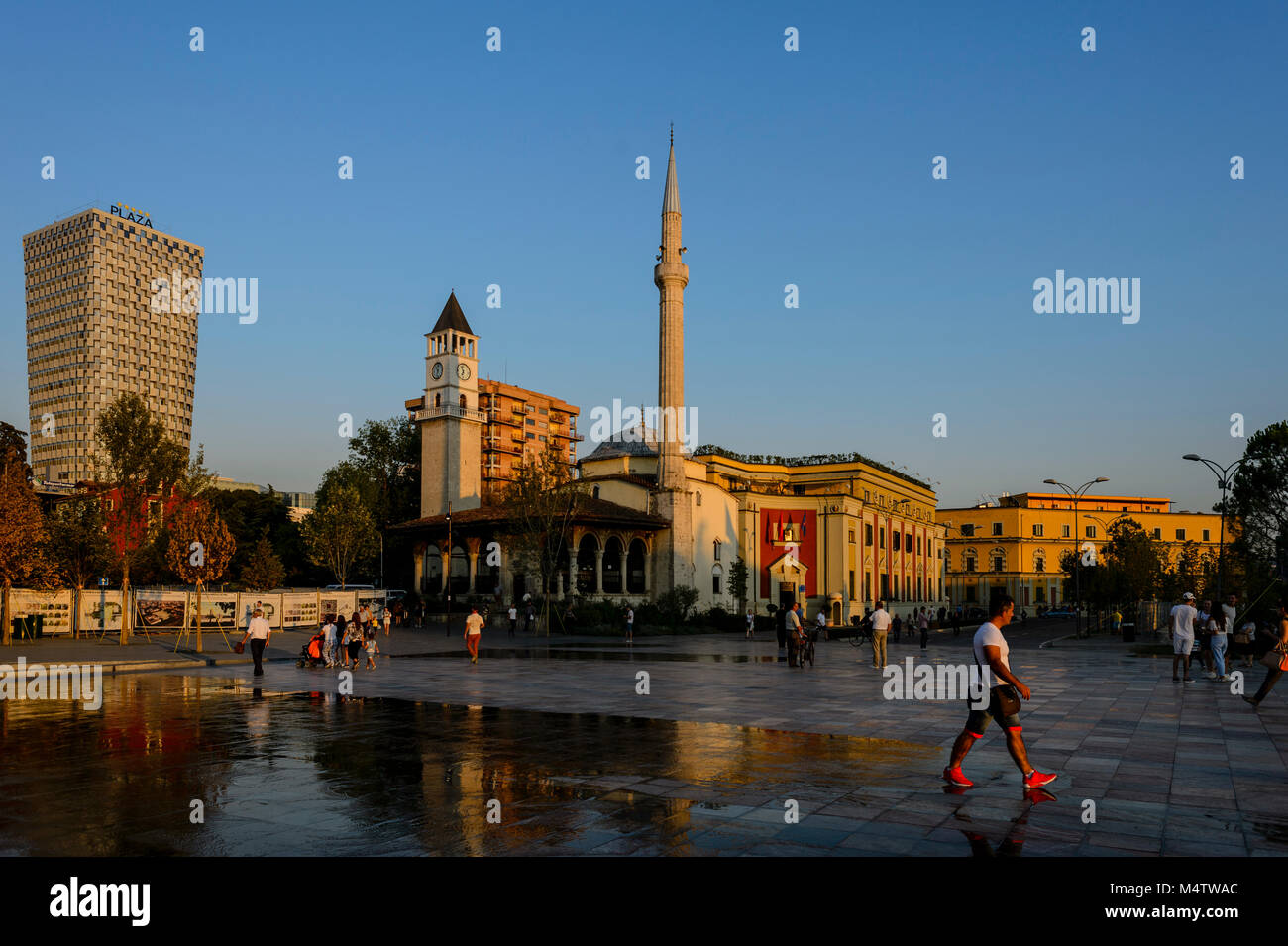 Skanderberg square in Tirana, Albania Stock Photo - Alamy