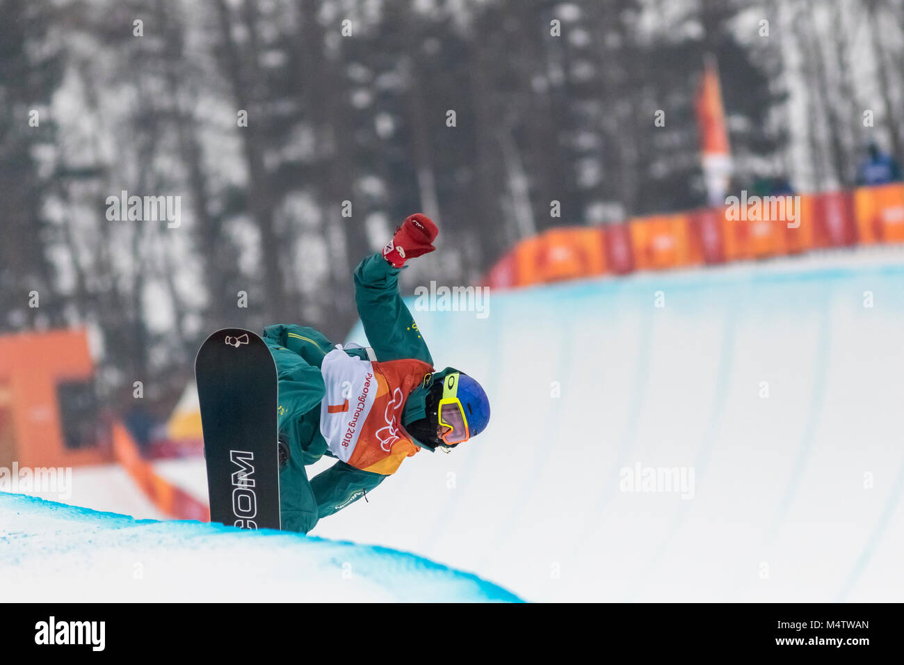 Scotty James (AUS) wins the bronze medal in the Men's Snowboarding Half ...