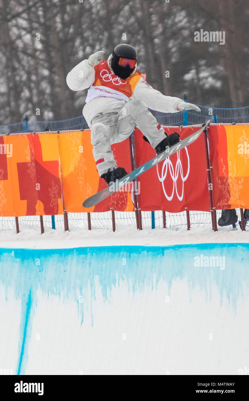 Shaun White (USA) wins the gold medal in the Men's Snowboarding Half ...