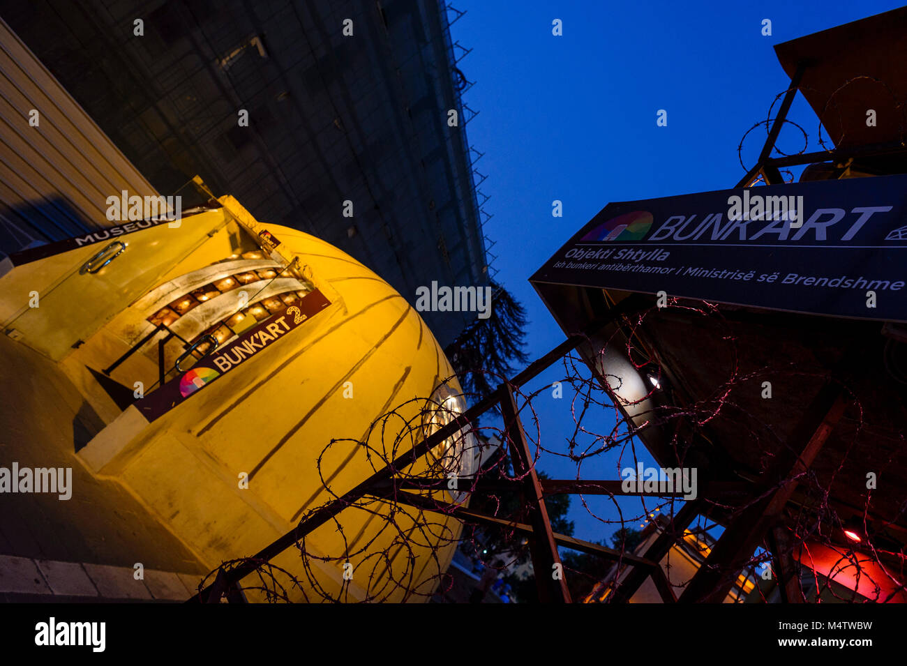 Bunkart in Tirana, Albania Stock Photo - Alamy