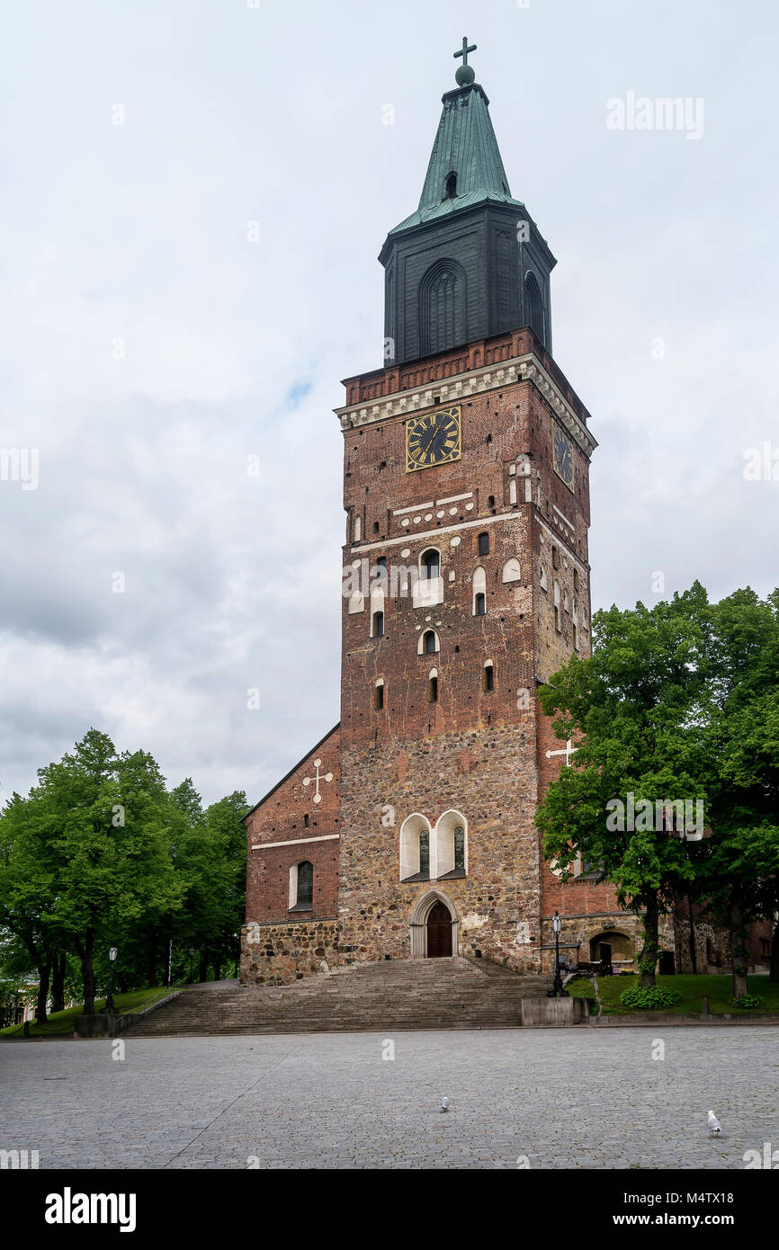 Front facade turku cathedral hi-res stock photography and images - Alamy