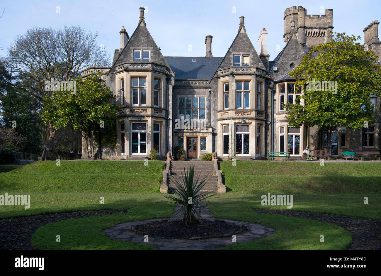 Insole Court in Cardiff, South Wales Stock Photo - Alamy