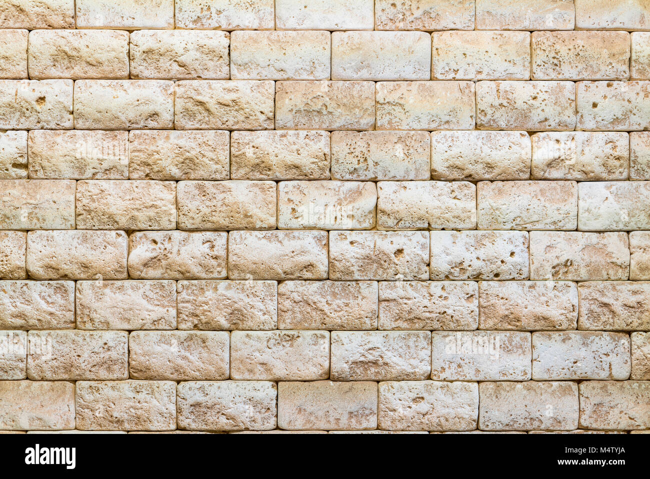 Ancient brickwork. beige old brick. background Stock Photo - Alamy