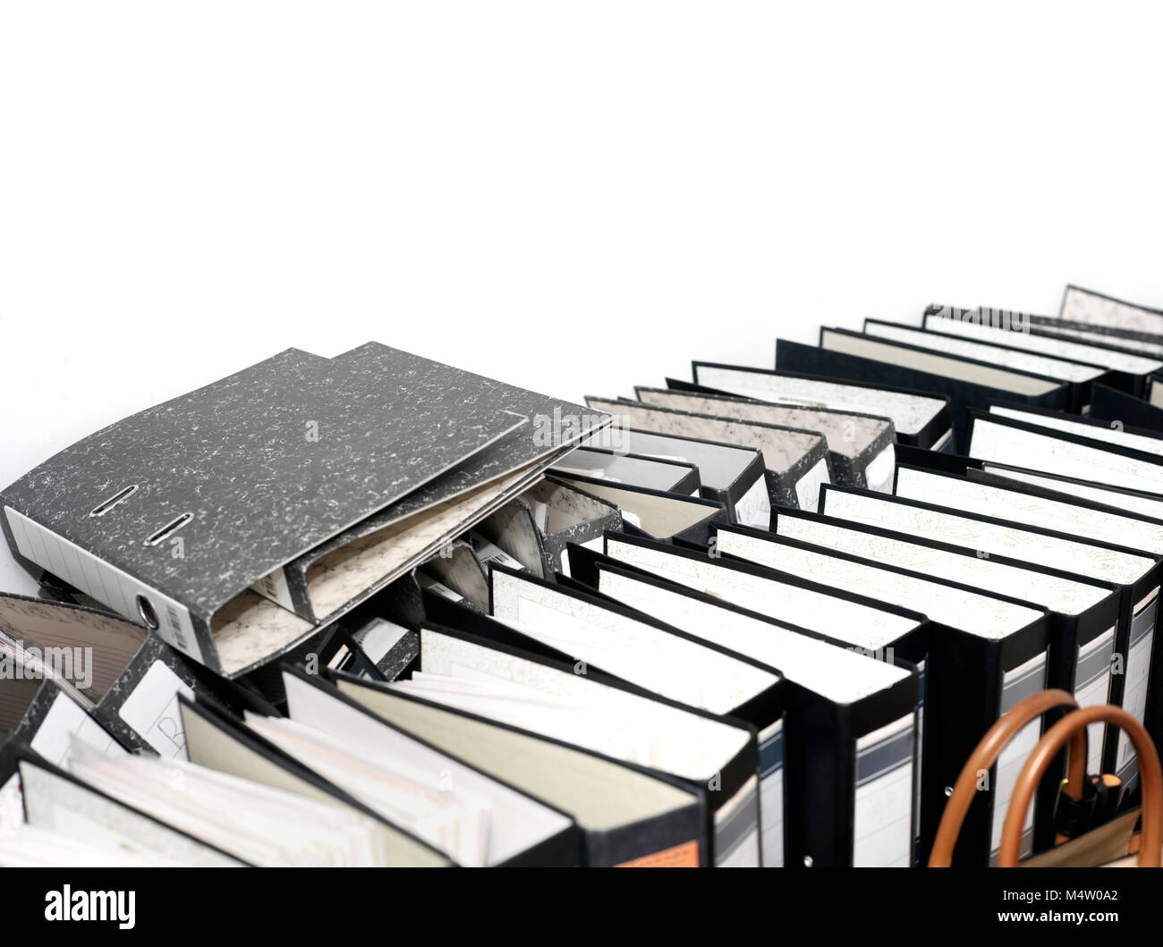 Folders pile hi-res stock photography and images - Alamy