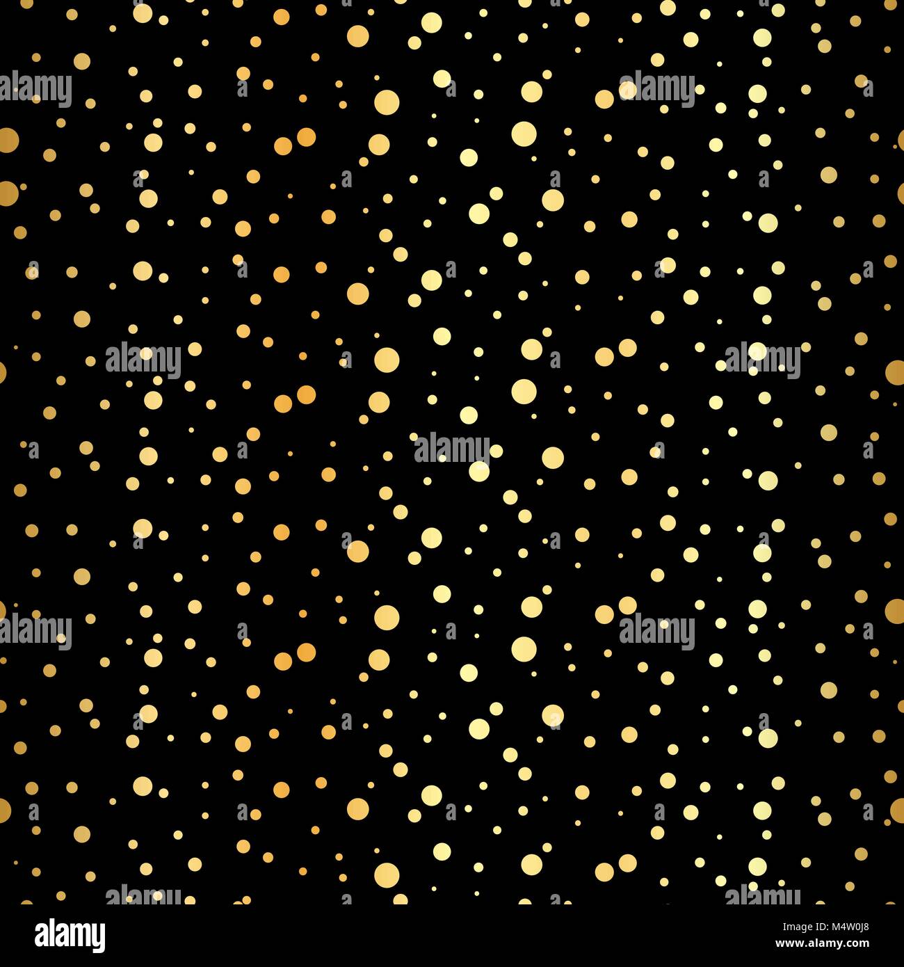 Repeating gold dotted background. Seamless pattern Stock Vector Image ...