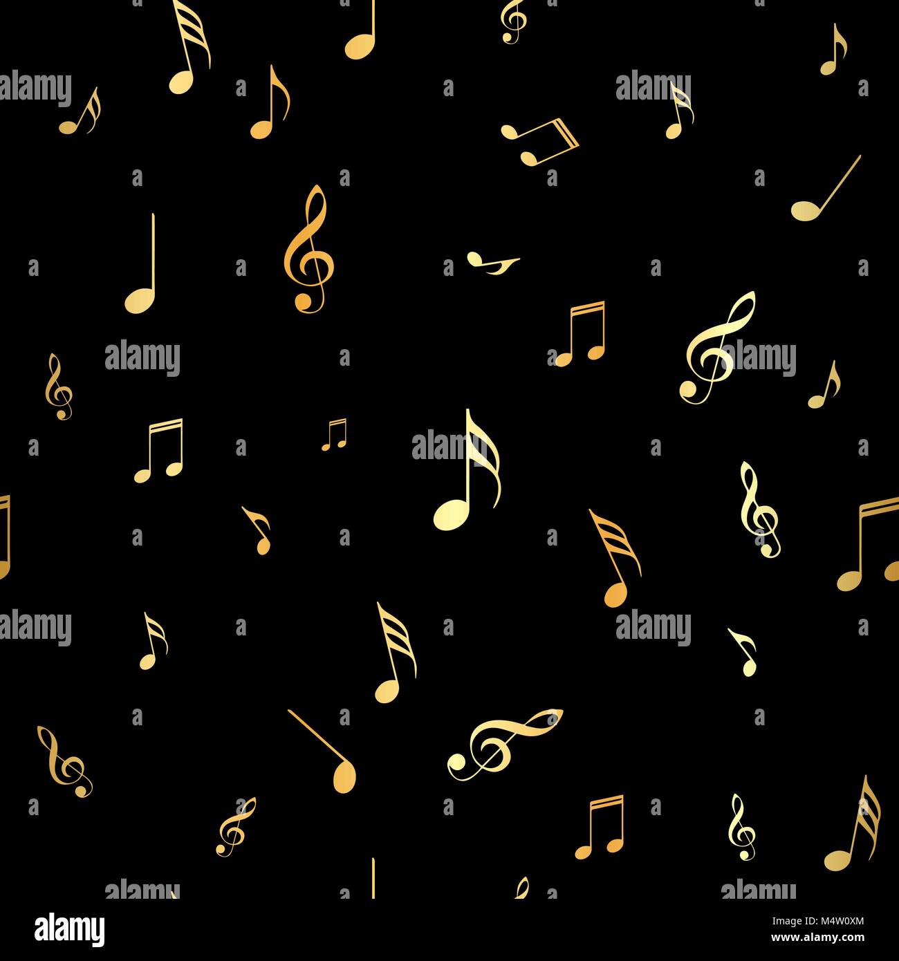 Abstract music seamless pattern background vector illustration for your ...