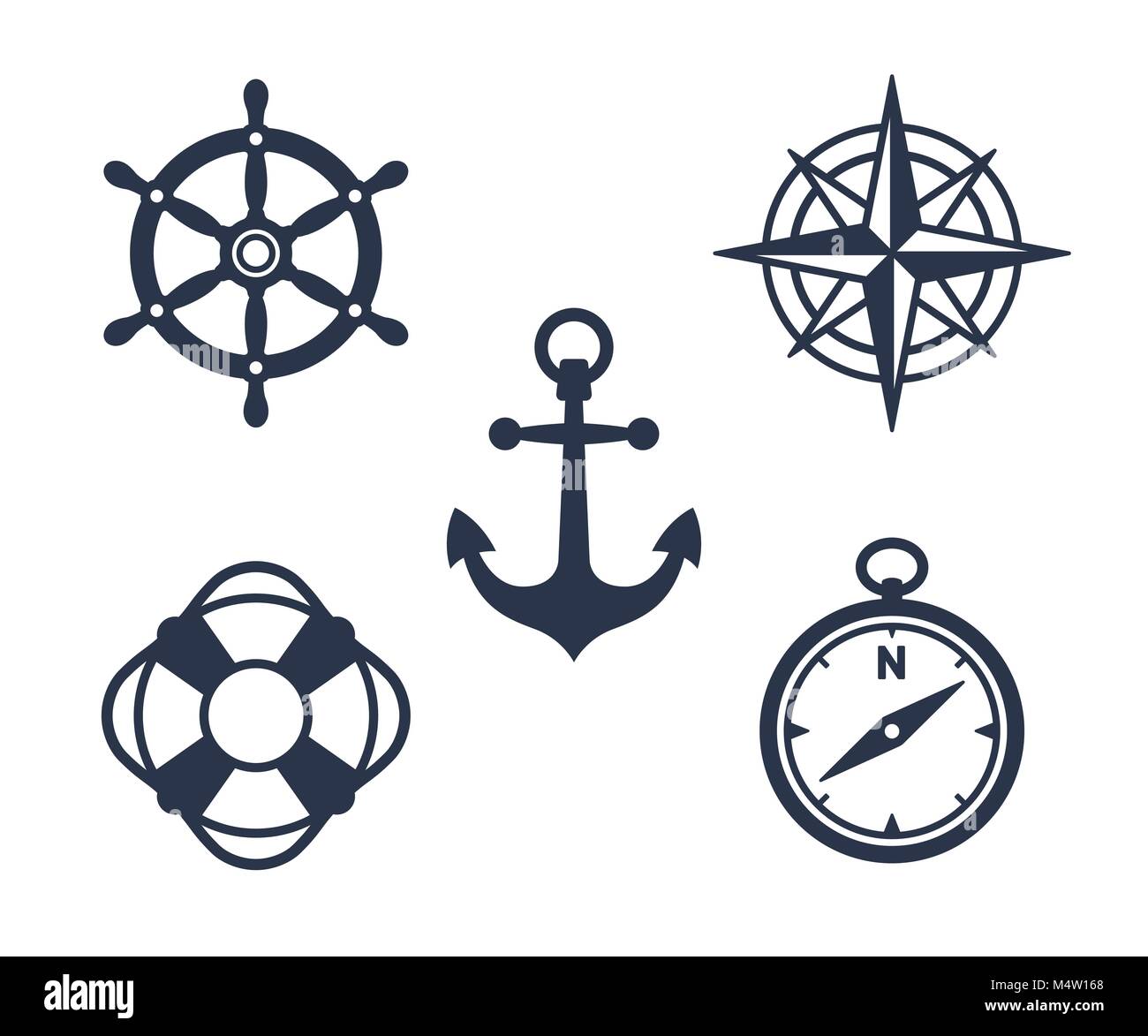 Ships Compass Clipart