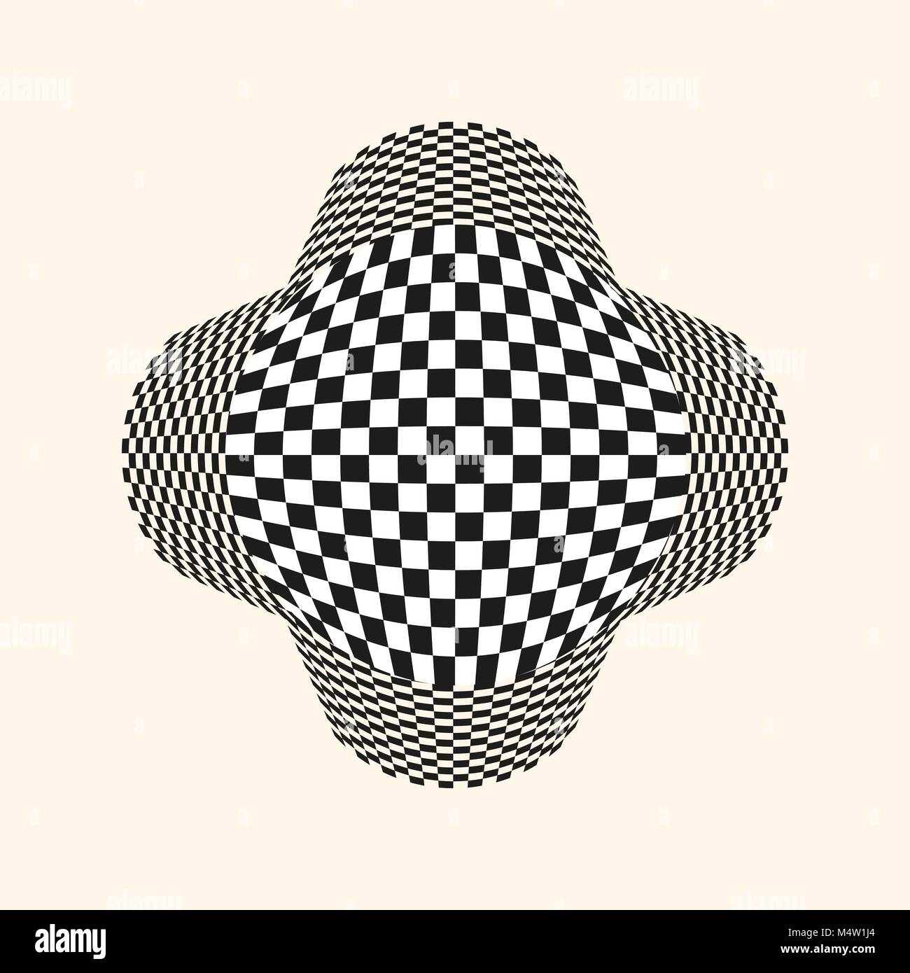 Checkered Background Design Vector Illustration Stock Vector Image ...