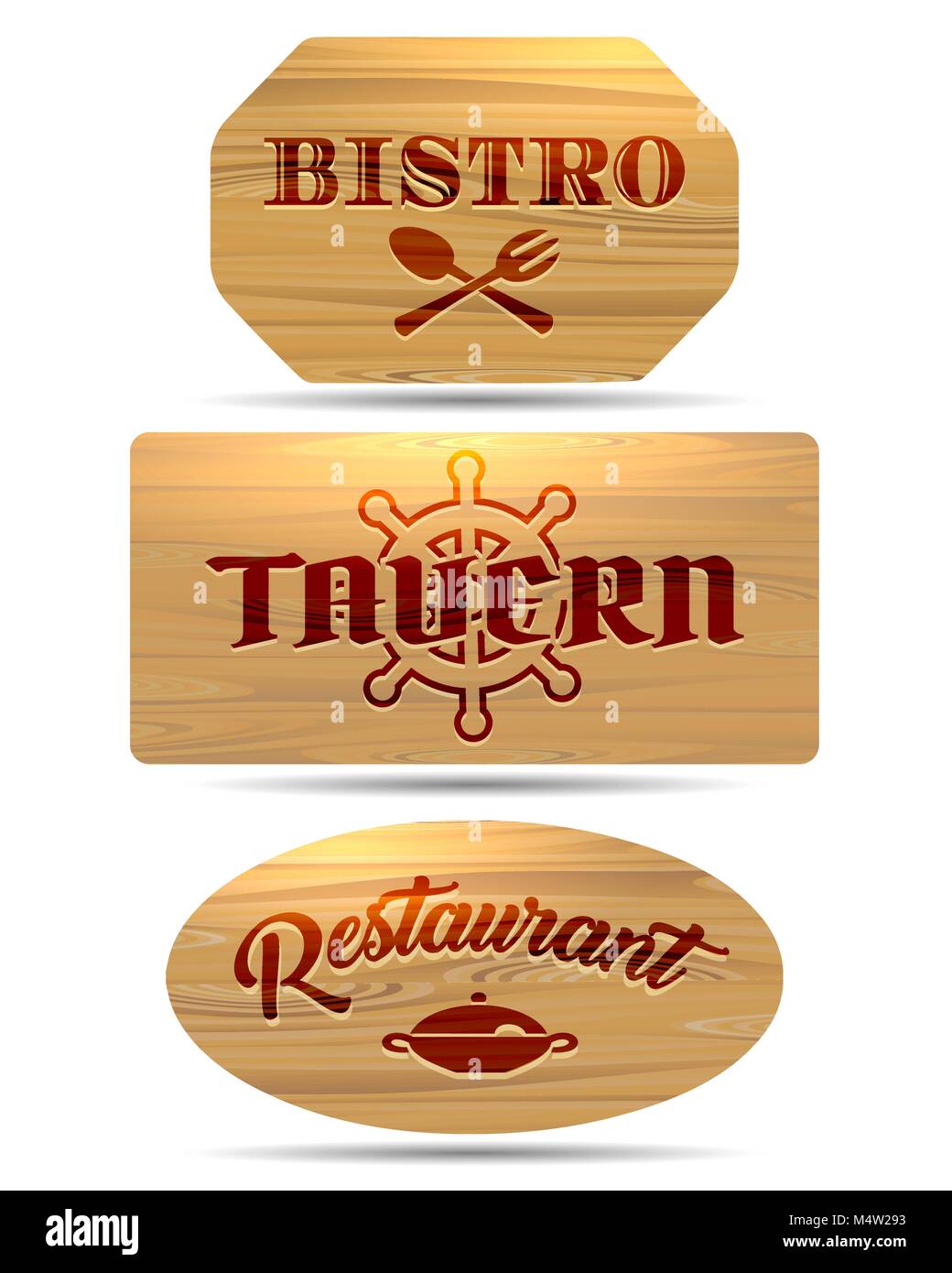 Old fashioned signpost Cut Out Stock Images & Pictures - Alamy