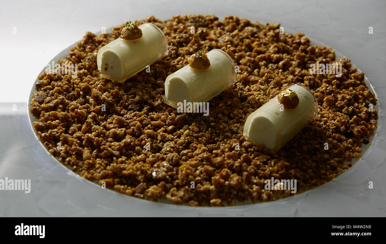A sweet snack from cheeses. Food for wine and romantic, cheese ...