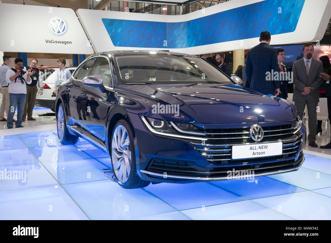 blue 2019 arteon Stock Photo - Alamy