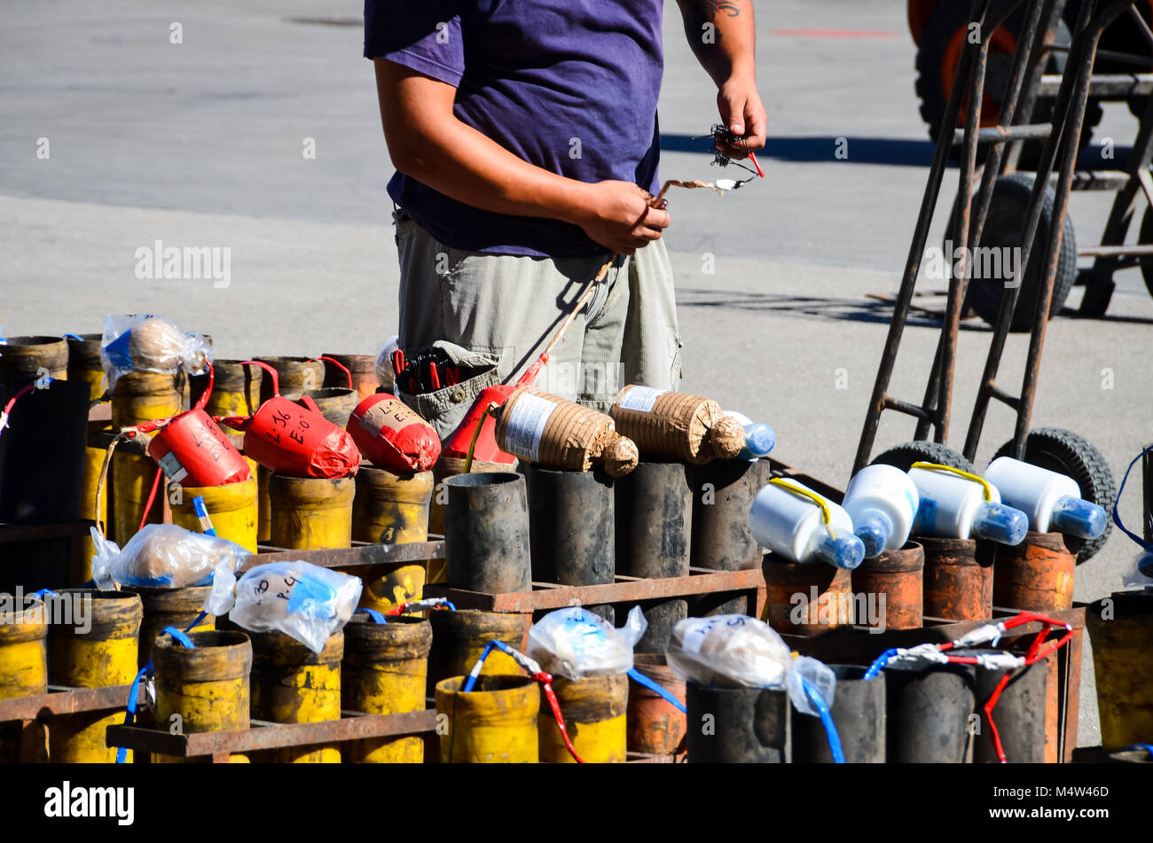 Firework fuse hi-res stock photography and images - Alamy