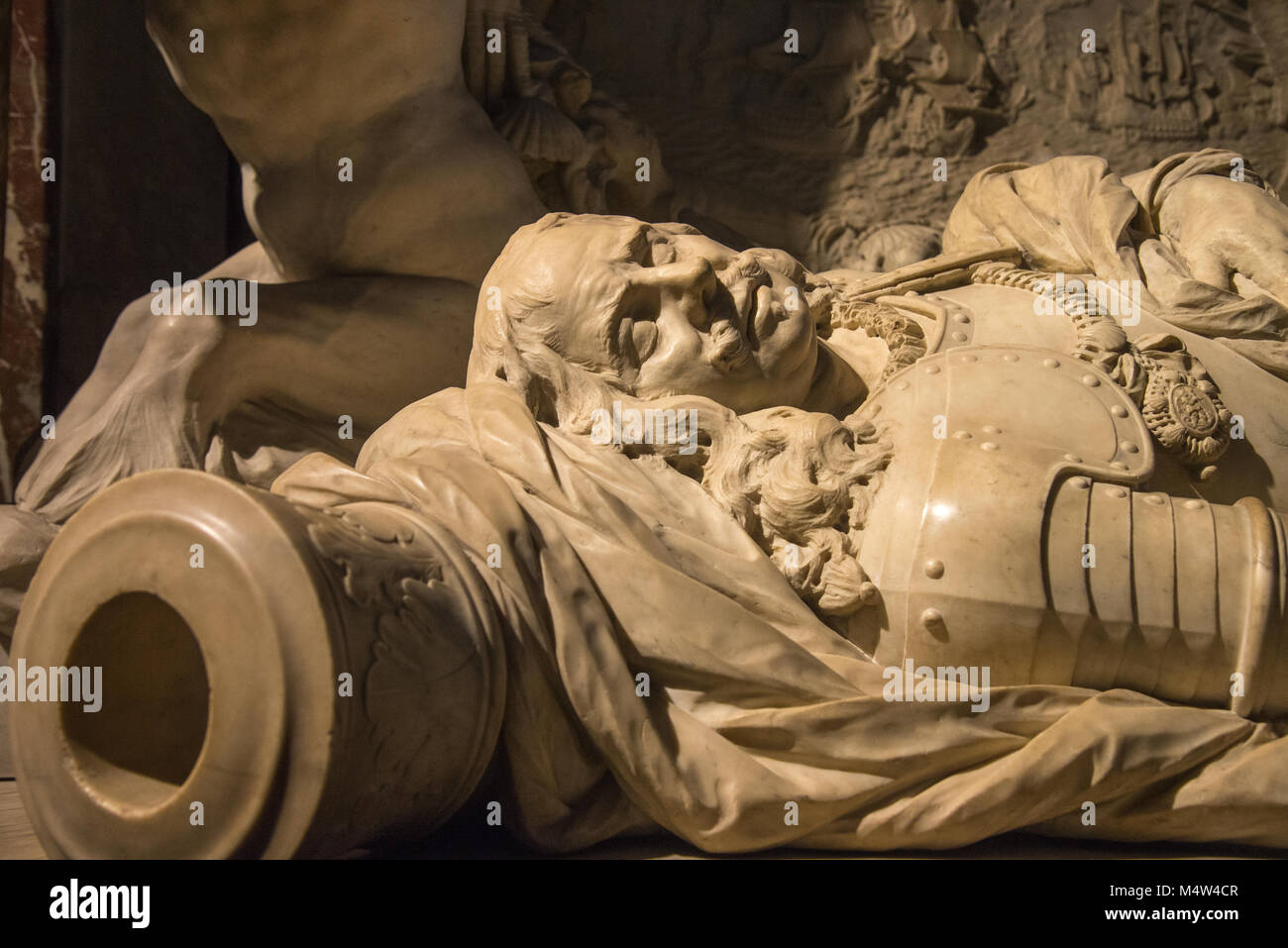 tombe of Michael de Ruyter in Nieuwe Kerk, Amsterdam, Holland Stock ...