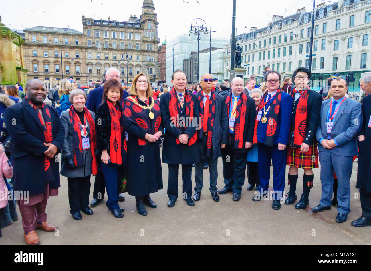 The Lord Provost of Glasgow Eva Bolander and the Chinese Consul General ...