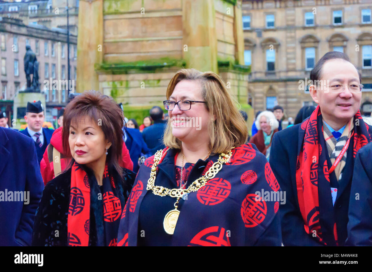 The Lord Provost of Glasgow Eva Bolander and the Chinese Consul General ...