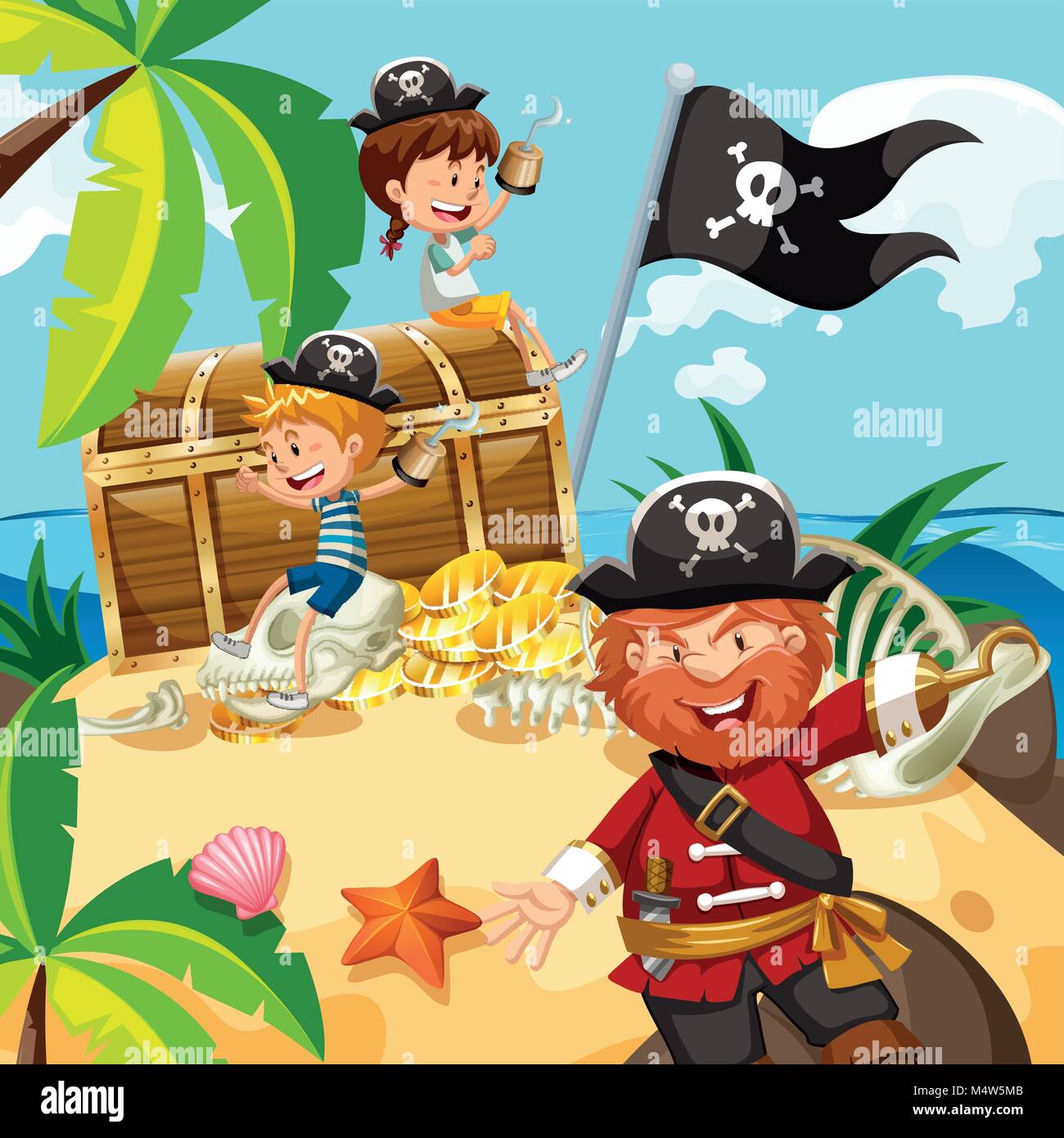Pirate Treasure Clipart For Kids