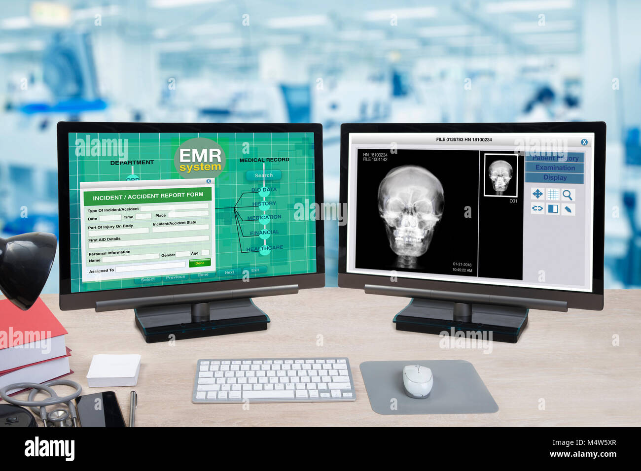 Hospital information desk hi-res stock photography and images - Alamy