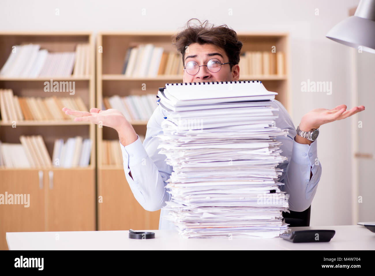 Piles of paperwork funny hi-res stock photography and images - Alamy