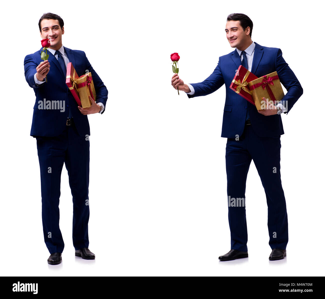 Romantic concept with man making marriage proposal Stock Photo - Alamy