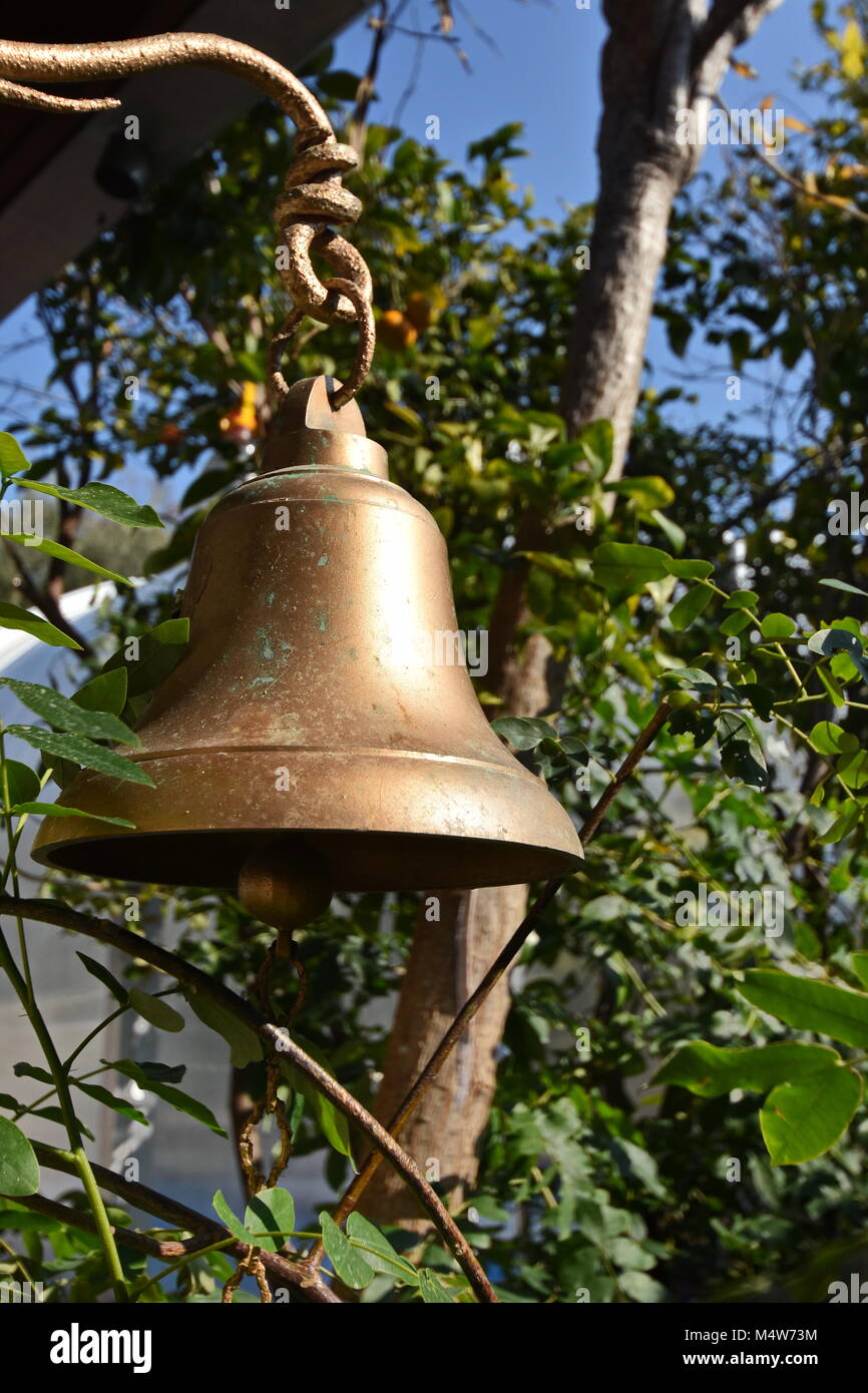 old metal bell Stock Photo - Alamy