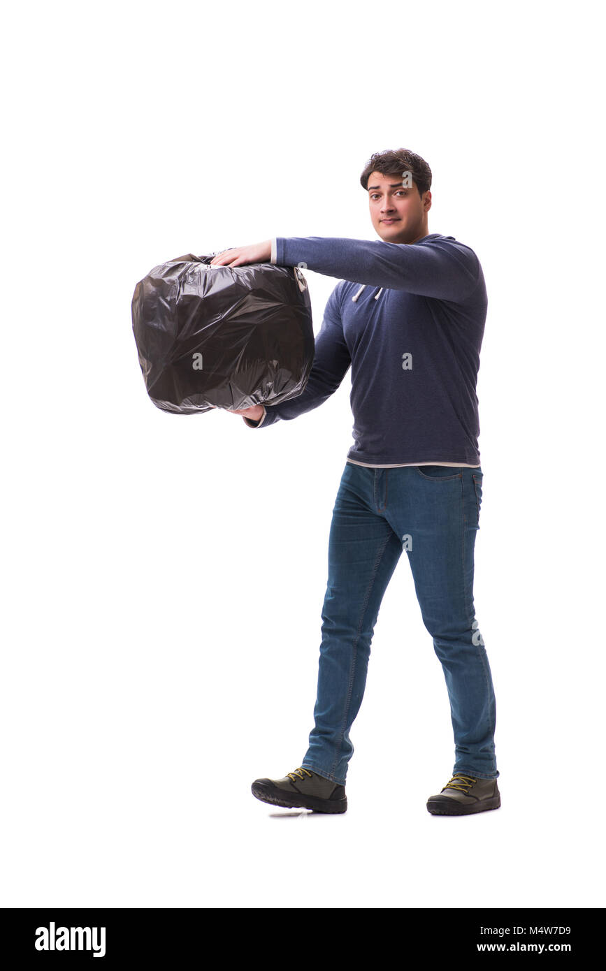 Garbage collection service litter Cut Out Stock Images & Pictures - Alamy