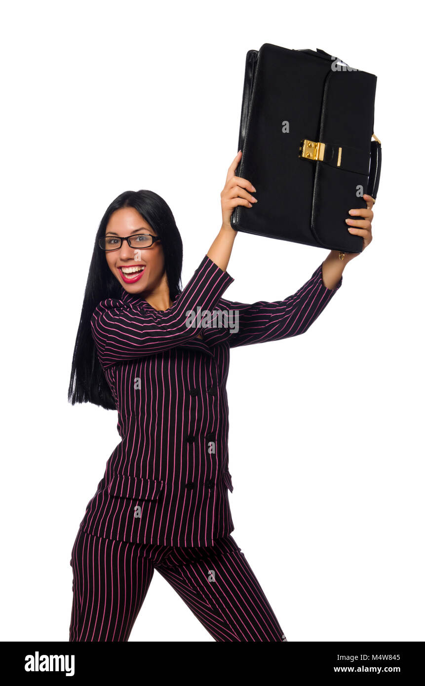 Woman businesswoman concept isolated white background Stock Photo - Alamy