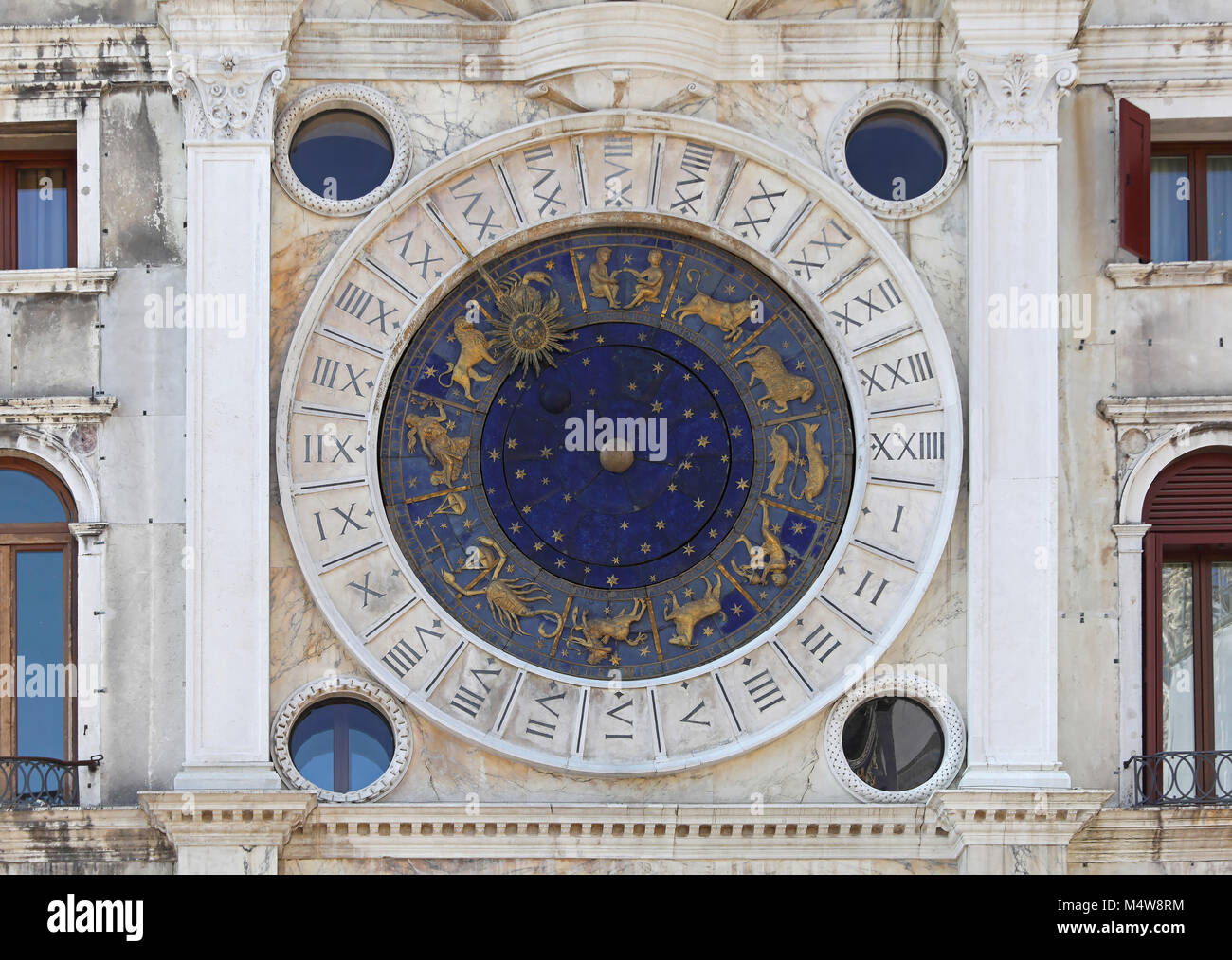 St Mark Clock Stock Photo - Alamy
