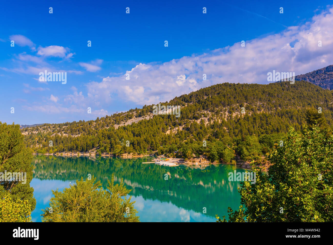 Mountain canyon Verdon in the Alps Stock Photo - Alamy