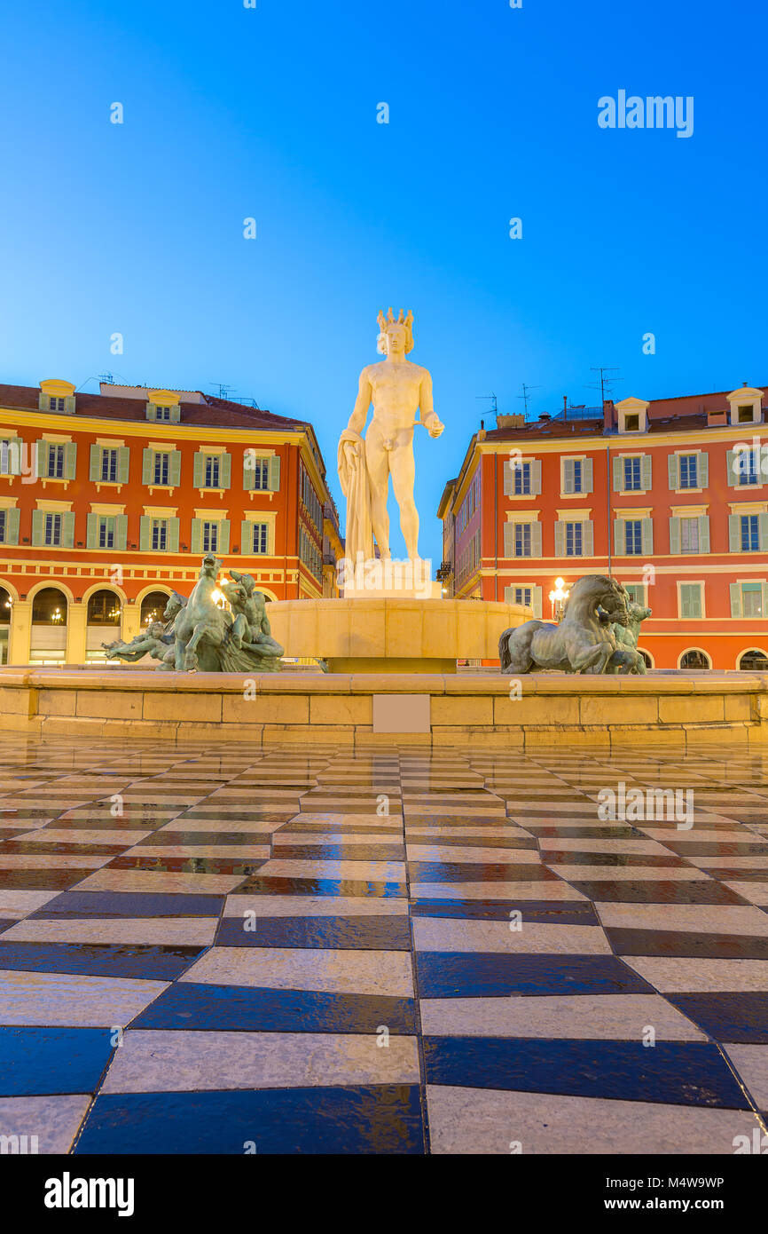 Place Massena square Nice, French Riviera Stock Photo - Alamy