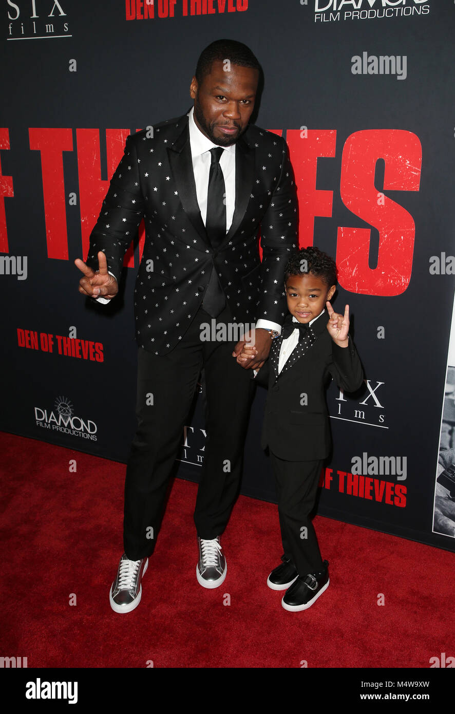 Premiere of STX Films' 'Den Of Thieves' - Arrivals Featuring: 50 Cent ...