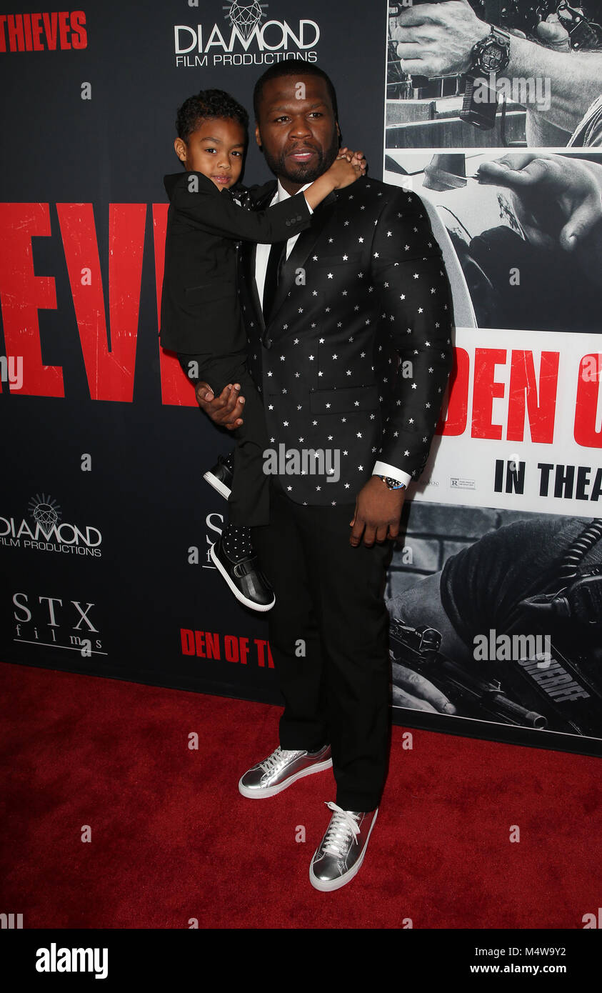 Premiere of STX Films' 'Den Of Thieves' - Arrivals Featuring: 50 Cent ...